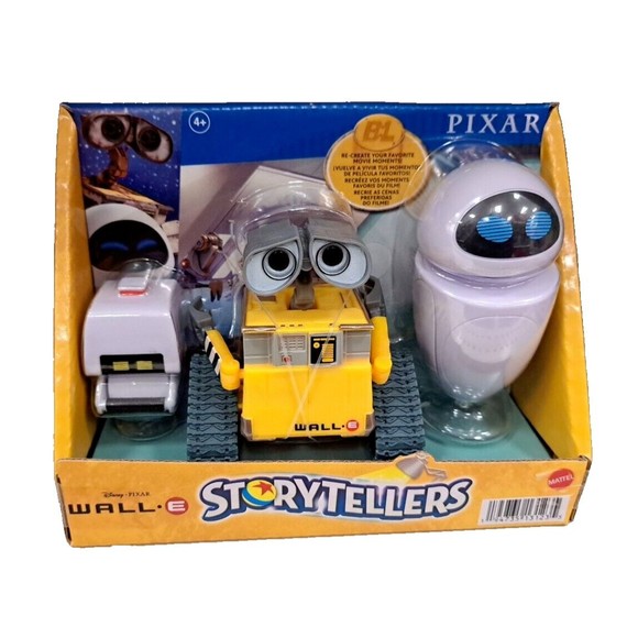Mattel | Toys | Walle Disney Pixar Storytellers 3 Pack Figure Eve Mo ...